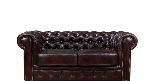 2θέσιος δερμάτινος καναπές chesterfield 160cm